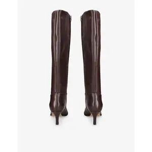 Dolce Vita Aldy Leather Heeled Boots - Wine