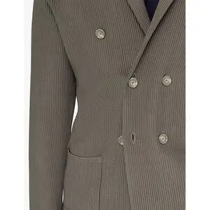 Boggi Milano Double-breasted Knitted Cotton Jacket