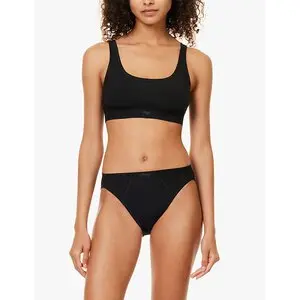 SLOGGI Ever Ease Scoop-neck Stretch-cotton Bralette