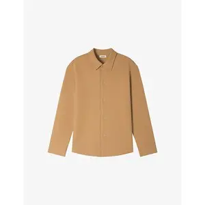 Sandro Joker Long-sleeve Regular-fit Stretch-woven Shirt