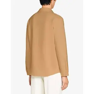 Sandro Joker Long-sleeve Regular-fit Stretch-woven Shirt