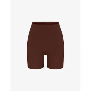 SKIMS Sculpt Fitted Stretch-woven Shorts - Cocoa
