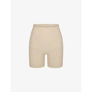 SKIMS Sculpt Fitted Stretch-woven Shorts - Sand