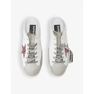 GOLDEN GOOSE Superstar Sabot Backless Leather Low-top Trainers
