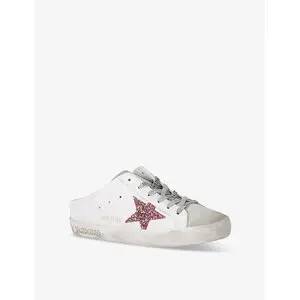 GOLDEN GOOSE Superstar Sabot Backless Leather Low-top Trainers