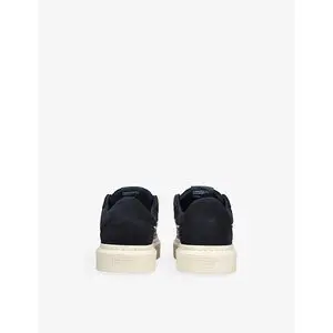 CLEENS Ace Embroidered Suede Trainers