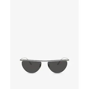 Oliver Spencer Round Frame Metal Sunglasses - Silver