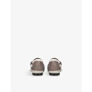 FLABELUS Mae Woven Mary Jane Flats