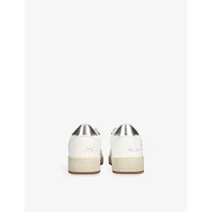 GOLDEN GOOSE Ballstar 2 Logo-print Leather Low-top Trainers - White/oth