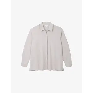 THE WHITE COMPANY Cotton-blend Jersey Shirt - Walnut