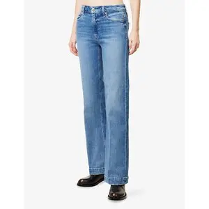 Paige Leenah Wide-leg Denim Jeans