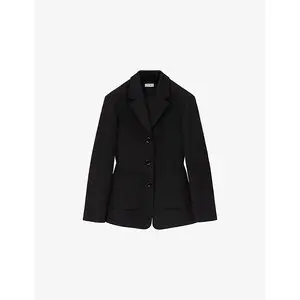 Loewe Notch-lapel Single-breasted Wool Blazer