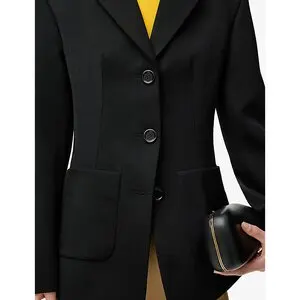 Loewe Notch-lapel Single-breasted Wool Blazer