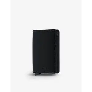 SECRID Slimwallet Matte Leather And Aluminium Cardholder - Black