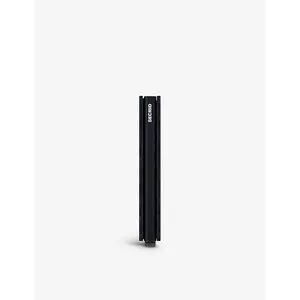 SECRID Slimwallet Matte Leather And Aluminium Cardholder - Black