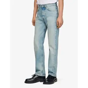 Sandro Regular-fit Mid-rise Straight Leg Jeans