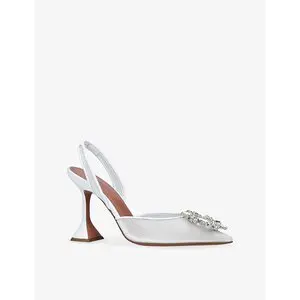 Amina Muaddi Begum 95 Mesh Slingbacks