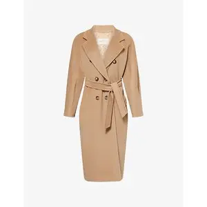 Max Mara Madame Double-breasted Wool And Cashmere-blend Coat