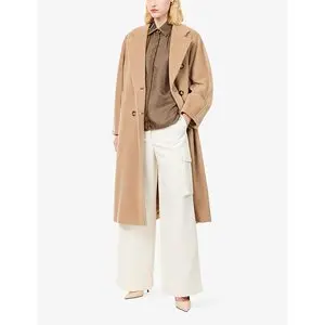 Max Mara Madame Double-breasted Wool And Cashmere-blend Coat