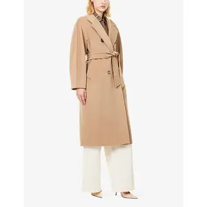 Max Mara Madame Double-breasted Wool And Cashmere-blend Coat