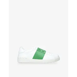 Valentino Garavani Open Leather Trainers - White/oth