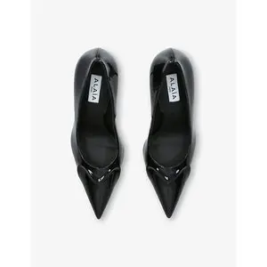 Alaïa Le Cœur 90 Patent Leather Pumps