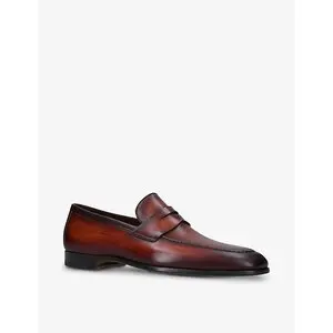 Magnanni Delos Leather Loafers - Tan
