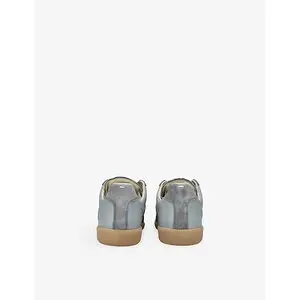MAISON MARGIELA Replica Leather Trainers - Grey/light