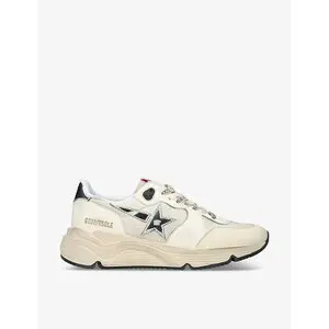 GOLDEN GOOSE Running Sole Suede And Mesh Low-top Trainers