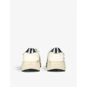 GOLDEN GOOSE Running Sole Suede And Mesh Low-top Trainers