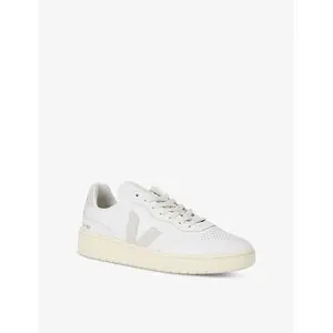 VEJA V-90 Leather Trainers - White/oth