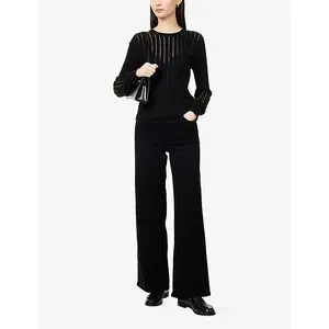 FRAME Le Slim Palazzo Wide-leg Denim Jeans