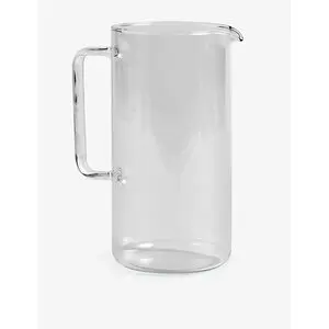 HAY Borosilicate Large Square-handle Glass Jug 23cm - Clear