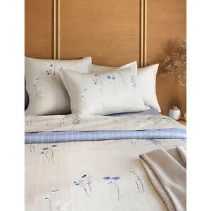 BOSS Azure Mist Cotton-sateen Pillowcase