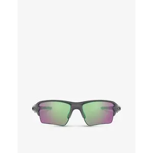 Oakley Rectangular-framed Sunglasses - Silver