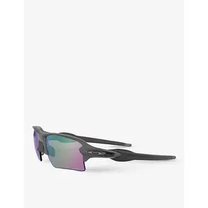 Oakley Rectangular-framed Sunglasses - Silver