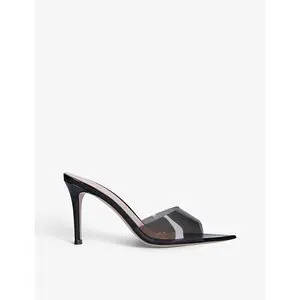 GIANVITO ROSSI Elle Leather And Pvc Heeled Mules