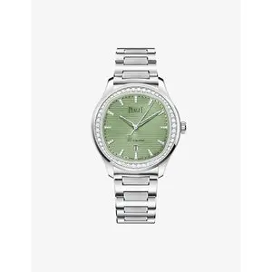 PIAGET Polo Stainless-steel And Diamond Automatic Watch 36mm - Silver