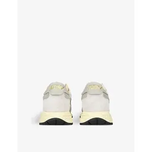AUTRY Reelwind Brand-embroidered Leather And Nylon Low-top Trainers - White/oth