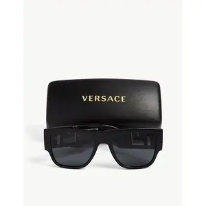 Versace Round-frame Acetate Sunglasses