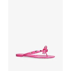 Valentino Garavani Rockstud Rubber Sandals - Pink