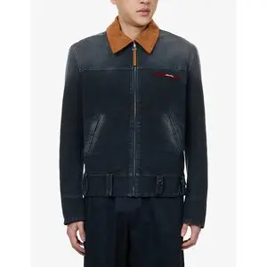 Marni Contrast-collar Cotton-canvas Jacket