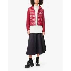 Moncler Padded Zip-up Wool Cardigan