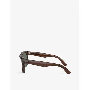 Ray-ban Wayfarer Square-frame Sunglasses - Brown