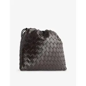 Bottega Veneta Leather Shoulder Bag With Top Handle - Fondant-gold