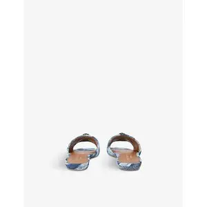 Kurt Geiger Kensington Eagle-head Sandals