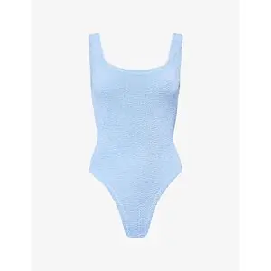 Hunza G Square Neck Swimsuit - Cornflower
