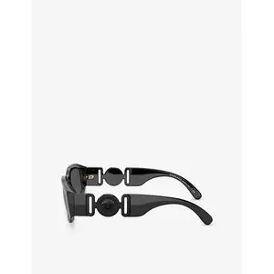 Versace Rectangular Sunglasses - Black