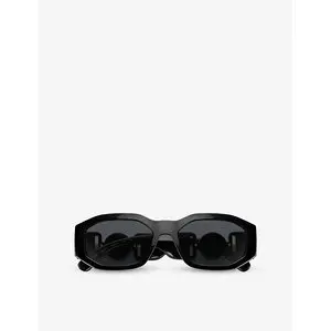 Versace Rectangular Sunglasses - Black