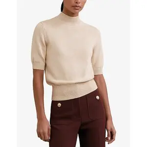REISS Aria Funnel Neck Jumper